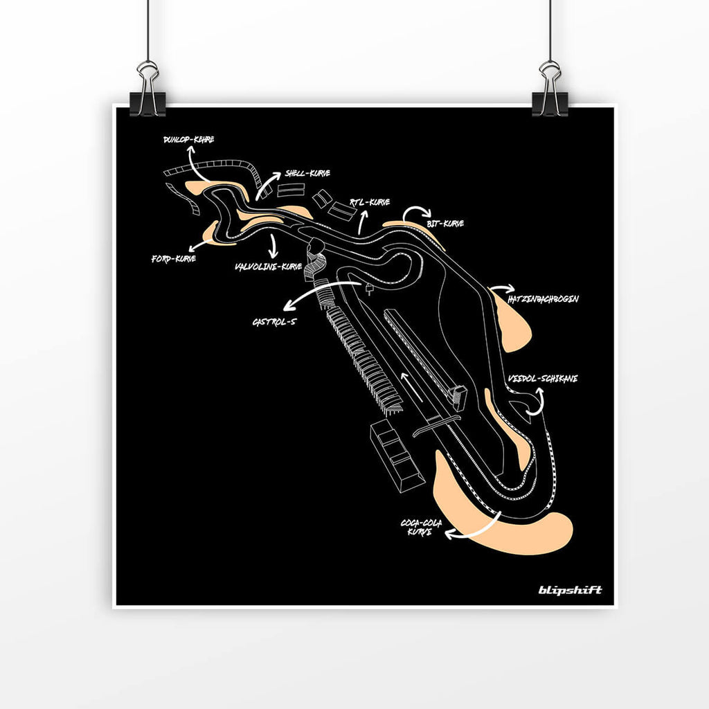 Lil' Ring - A Nürburgring GP track car enthusiast shirt | blipshift