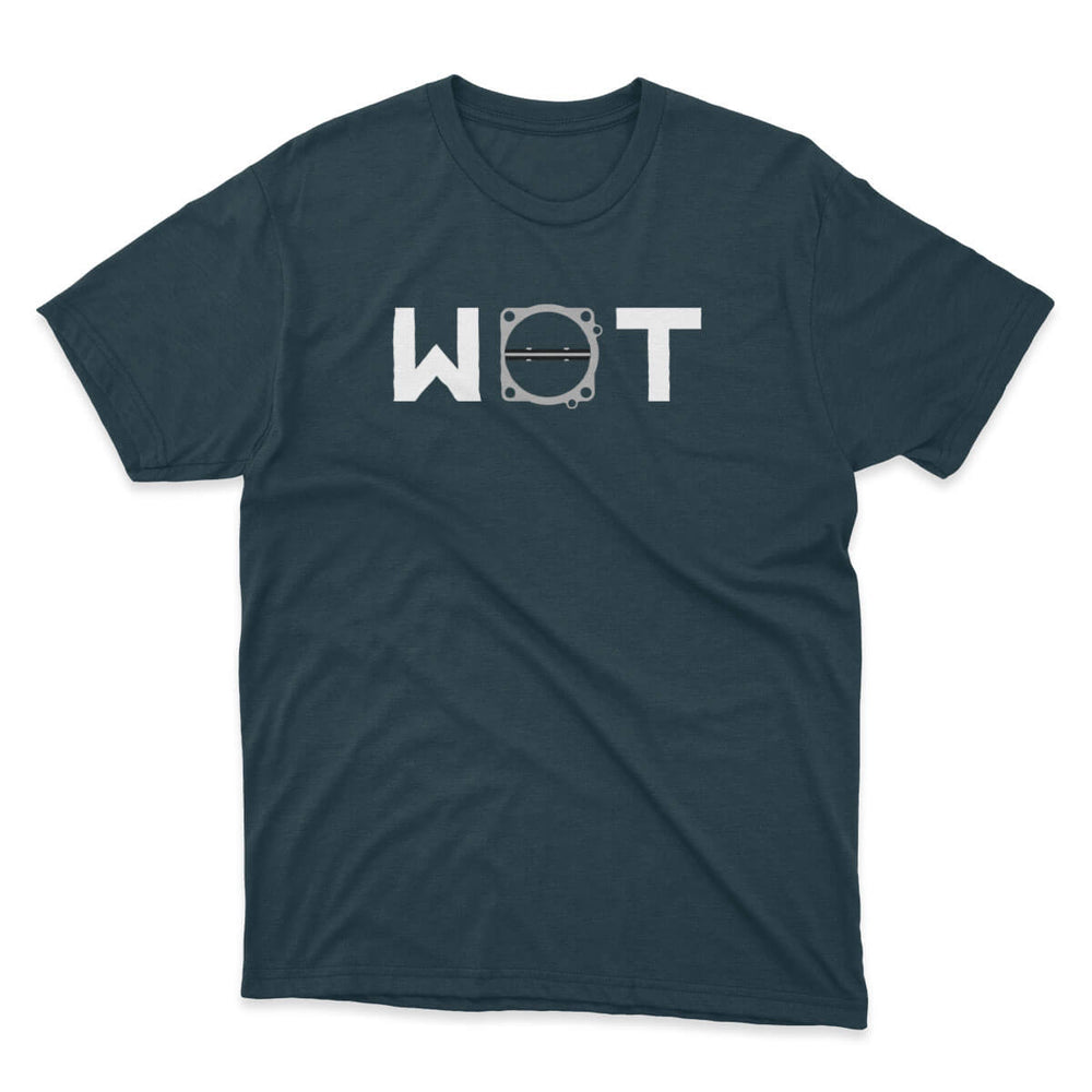Open Wide II - A WOT wide open throttle car enthusiast shirt | blipshift