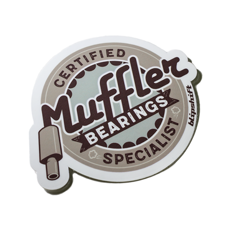 Muffler Bearings Sticker | blipshift